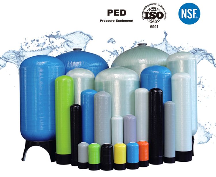 Black Color FRP Media Tank - Buy FRP Media Tank, carbon filter water ...